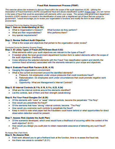 10+ Fraud Risk Assessment Templates in PDF