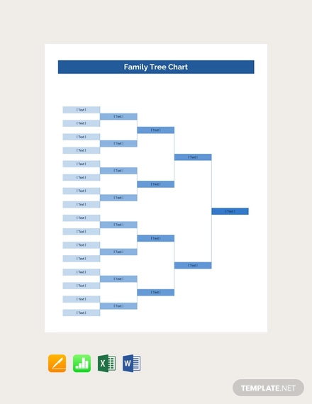 How To Create A Family Tree Chart In Excel Word Numbers Pages PDF 