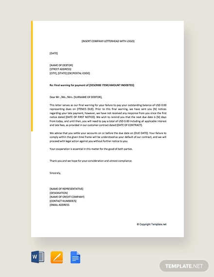 Free 13+ Legal Letter Templates- Free Sample, Example Format Download!