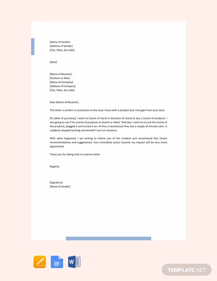 Formal Letter Sample Template 74 Free Word PDF Documents Download