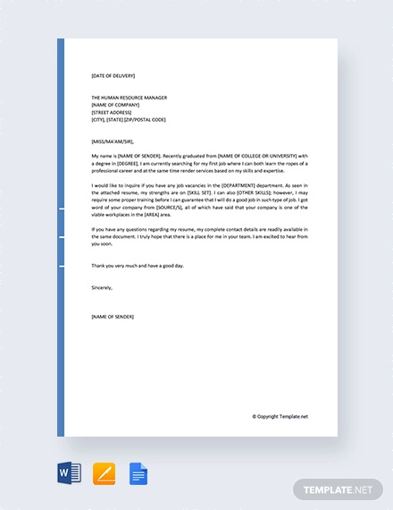 Free 16+ Query Letter Templates, PDF, Word