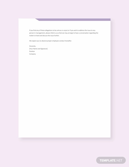 42+ Printable Written Warning Templates - PDF, Google Docs, MS Word ...