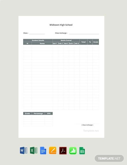 Class List Template - 17+ Word, Excel, PDF Format Download