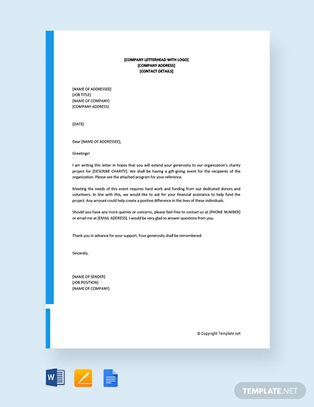 Solicitation Letter Template - 12+ Free PDF Format Download