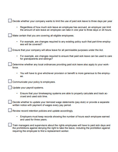 12+ FREE HR Compliance Checklist Templates in PDF | Word | Pages