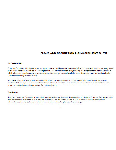 8+ Hospitality Risk Assessment Templates in PDF | Word