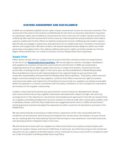 8+ Hospitality Risk Assessment Templates in PDF | Word
