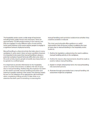 8+ Hospitality Risk Assessment Templates in PDF | Word