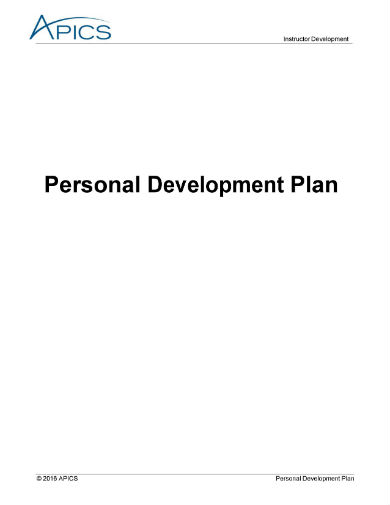10+ Personal Development Plan Templates in Google Docs | Word | Pages | PDF