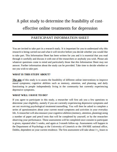 FREE 10+ Research Information Sheet Templates in PDF | MS Word