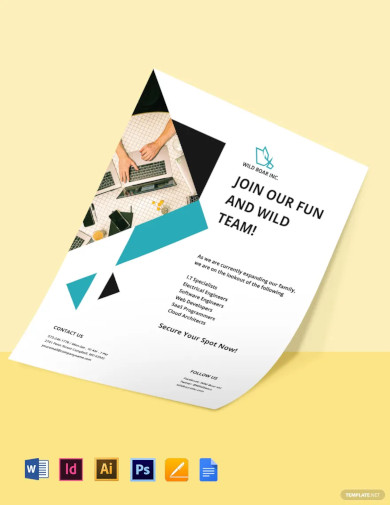 13+ Job Vacancy Announcement Templates in AI | Indesign | Word | Pages ...