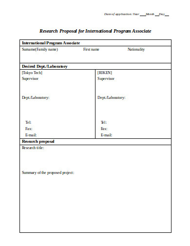 FREE 10+ School Research Proposal Templates in PDF | Ms Word