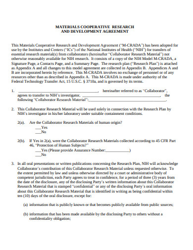 FREE 9+ Research and Development Agreement Templates in PDF | MS Word