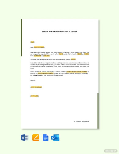 14+ Partnership Proposal Letter Templates in PDF | DOC | Pages