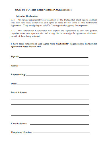 10+ Media Partnership Agreement Templates in PDF