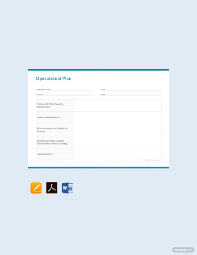 FREE 47+ Operational Plan Templates in MS Word | Pages | Google Docs | PDF