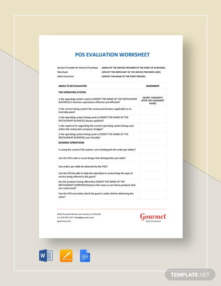 13+ Evaluation Sheet Templates -Free Sample, Example Format Download