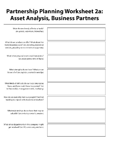 10+ Partnership Planning Templates in PDF | Word