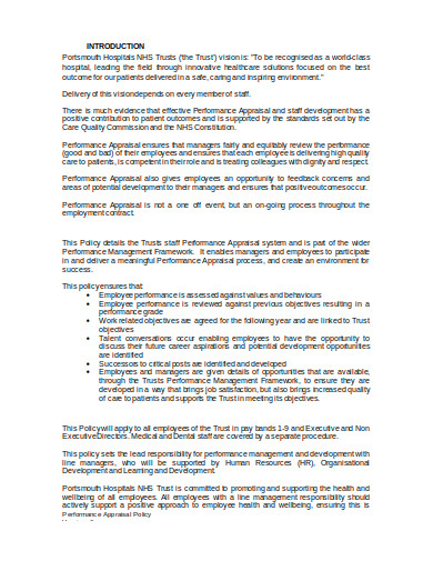 10+ Performance Appraisal Templates in Google Docs | Word | Pages | PDF