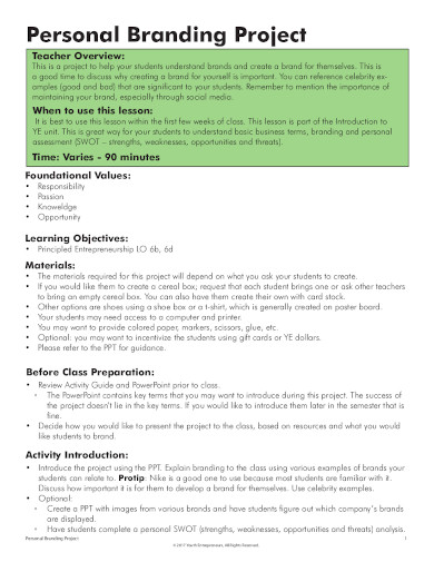 10+ Personal Branding Templates in PDF | AI | InDesign | Word | Pages ...