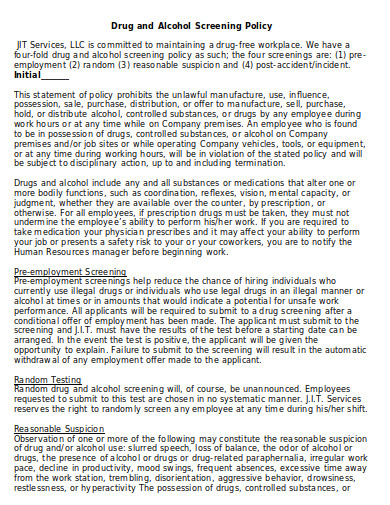 10+ Pre-Employment Screening Policy Templates in PDF | DOC