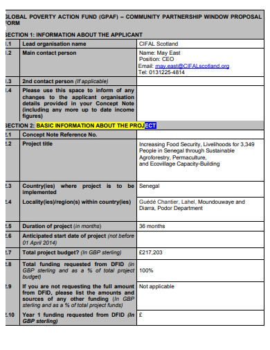 11+ Project Partnership Proposal Templates in PDF | Doc