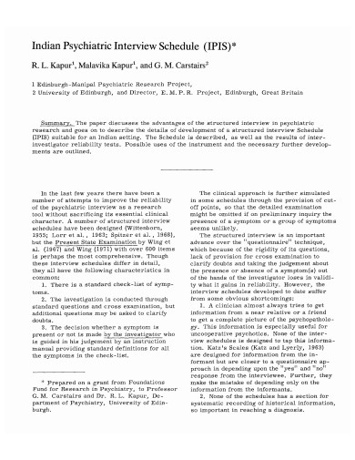 FREE 10+ Research Interview Schedule Templates in PDF