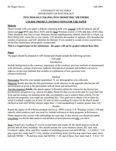 8+ Psychometric Report Templates in PDF | DOC