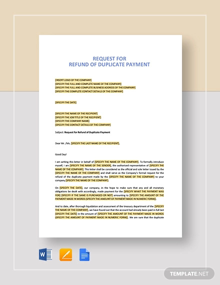 10+ Payment Request Letter Templates - PDF