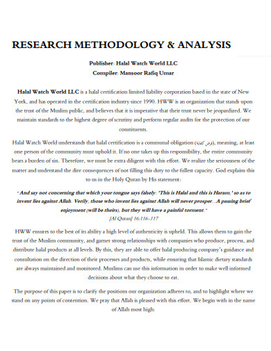 FREE 10 Research Analysis Report Templates In PDF MS Word