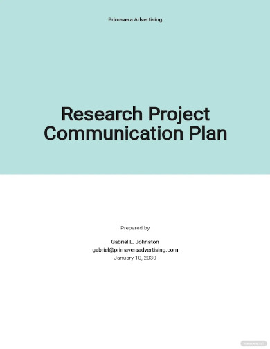 12+ Research Work Plan Templates in PDF | MS Word