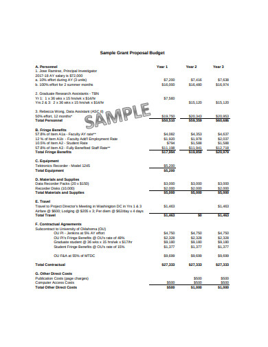 12+ Research Budget Proposal Templates in PDF | MS Word | Apple Pages
