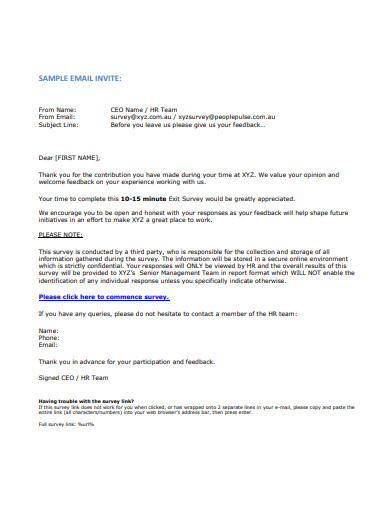 Second Interview Invitation Email To Candidate Template 