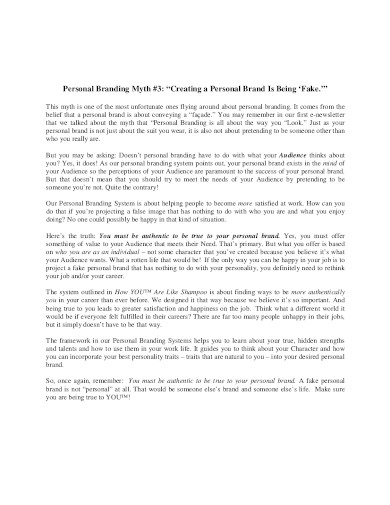 10+ Personal Branding Templates in PDF | AI | InDesign | Word | Pages ...