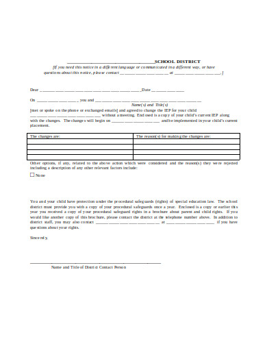 9+ Special Education Form Templates in PDF | Word