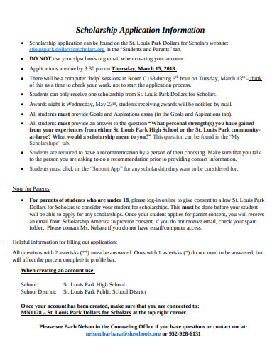 11+ Scholarship Profile Templates in DOC | PDF - GoRiB FounDation