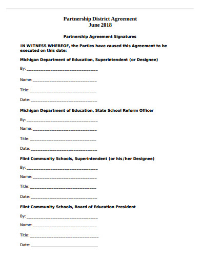 11+ Educational Partnership Agreement Templates in PDF | DOC