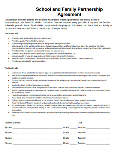 10+ Family Partnership Agreement Templates in PDF | Word