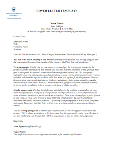 Short Cover Letters - 30+ Free Word, PDF Format Download