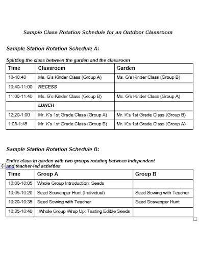 10+ Schedule Rotation Templates in PDF | DOC