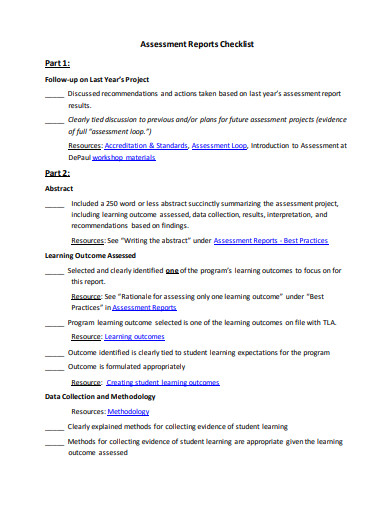 9+ Student Assessment Reports Templates in PDF | Word