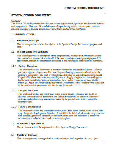 FREE 10+ System Documentation Templates in PDF | MS Word