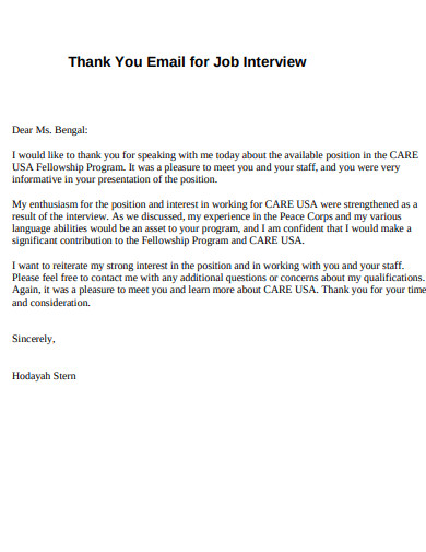 10-thank-you-email-after-interview-templates-in-pdf-doc