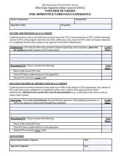 10+ Credit Voucher Templates in PDF | DOC