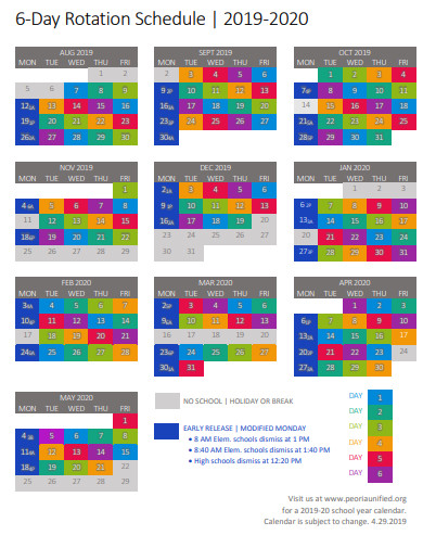 10+ Schedule Rotation Templates in PDF | DOC