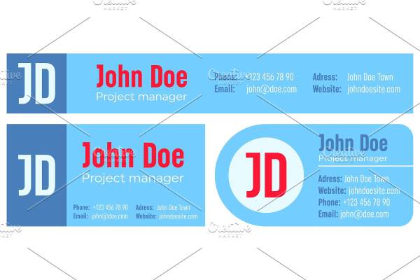 9+ Project Manager Email Signature Templates in HTML | PSD