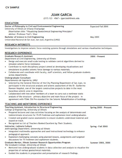 28+ Academic Curriculum Vitae Templates - PDF, DOC