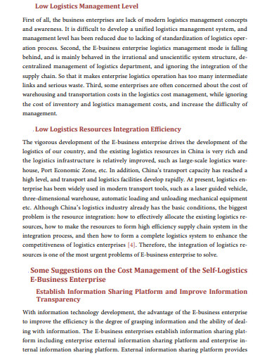 11+ Logistics Cost Analysis Templates in PDF | DOC