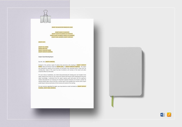 22+ Meeting Report Templates - Word, PDF, Apple Pages, Google Docs