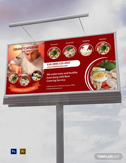 15+ Restaurant Billboard Templates - Editable PSD, AI Format Downloads